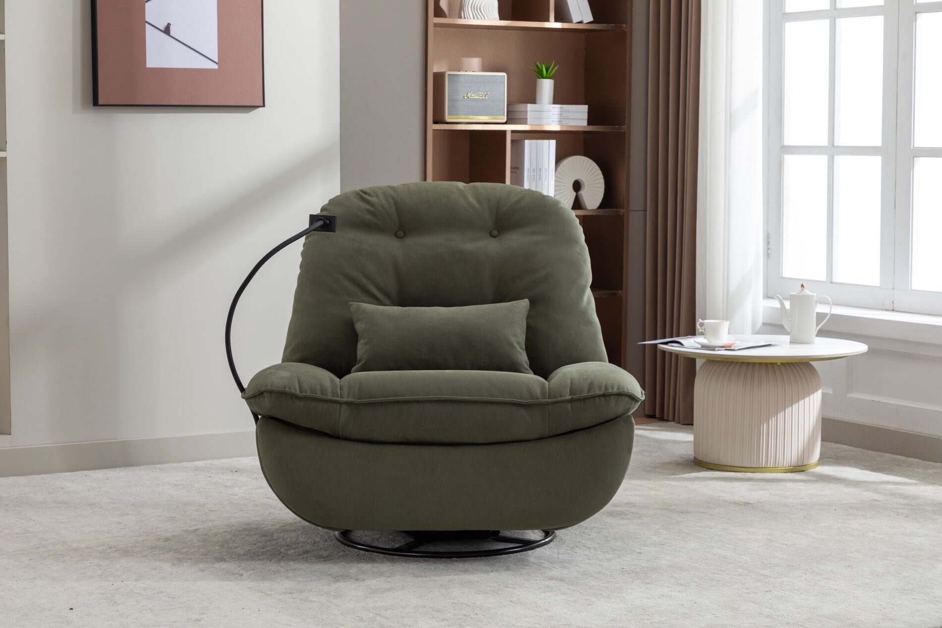 Power Swivel Glider Recliner Chair, Electric Lift Rocker Reclining ...