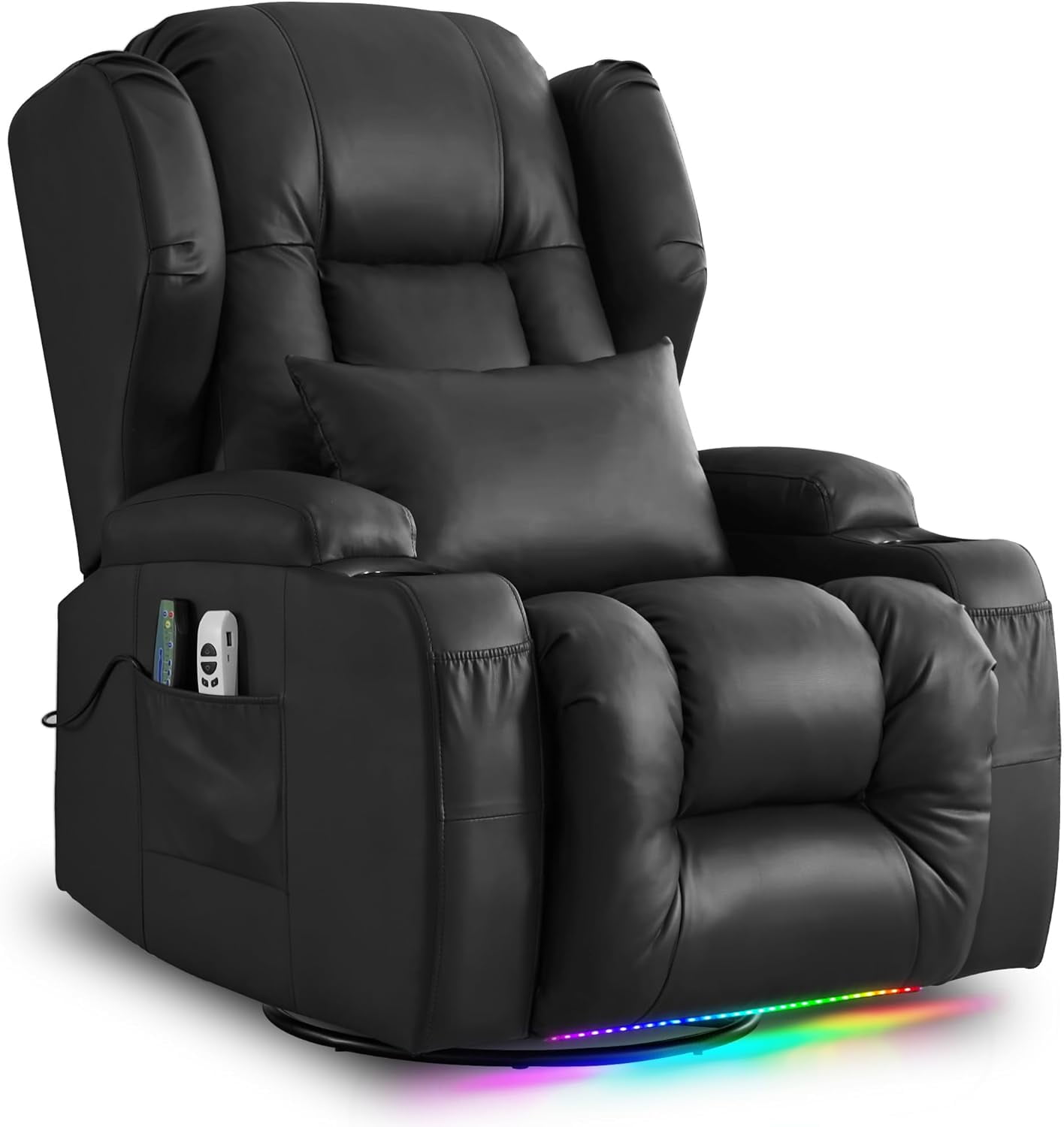 Power Swivel Rocker Recliner Chair for Adults, Nursery Glider Rocking ...