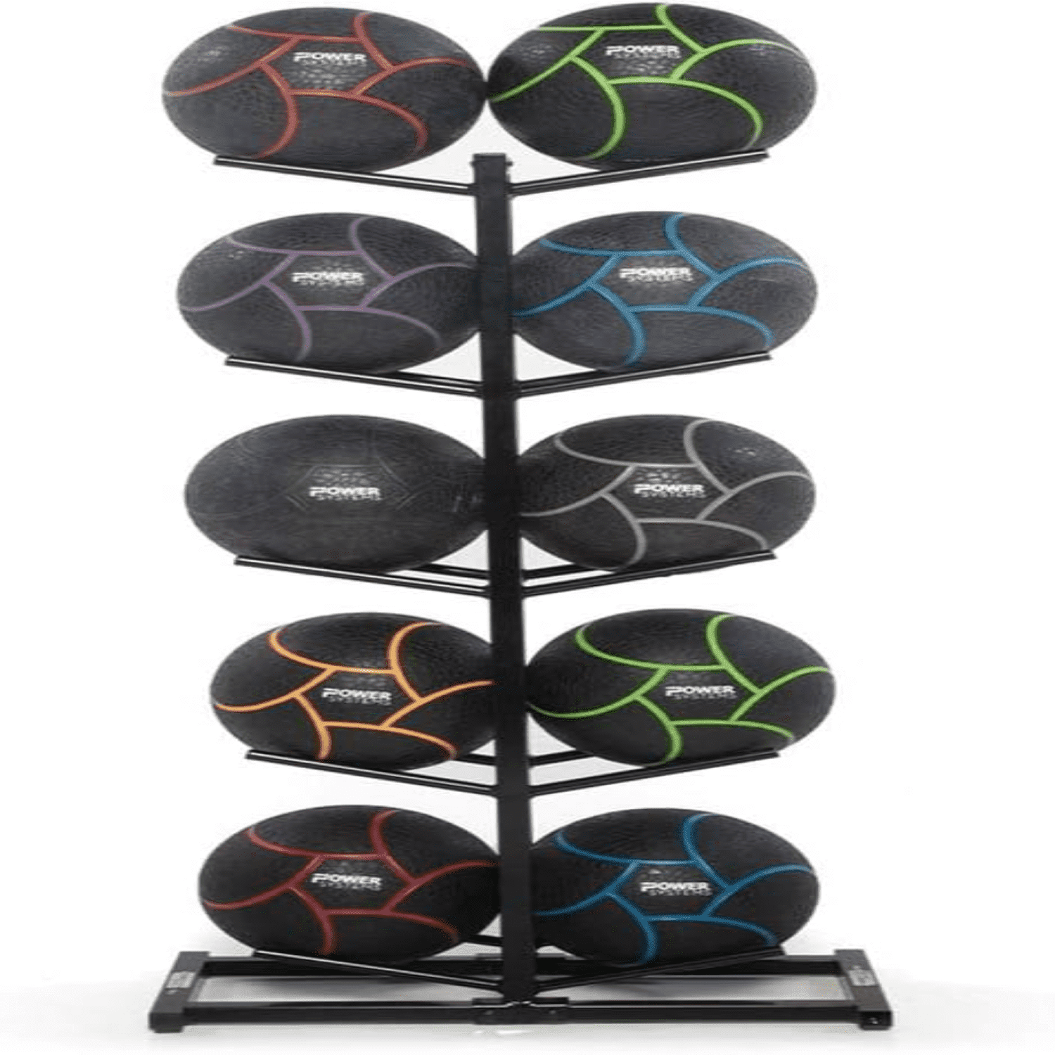 Power Systems 27180 Double Med Ball Tree - Black - Walmart.com
