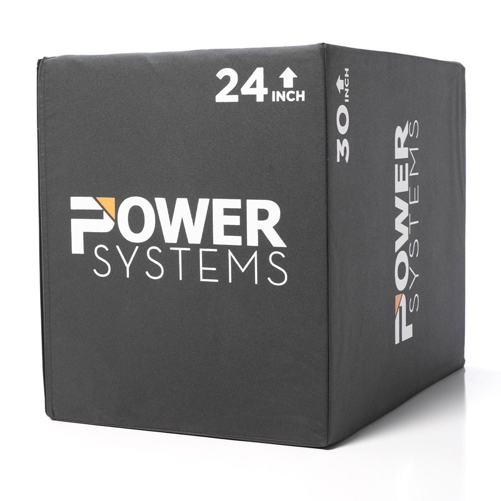 Power Systems 3-in-1 Foam Plyo Box 20" x 24" - Non-Slip Plyometric Jump ...