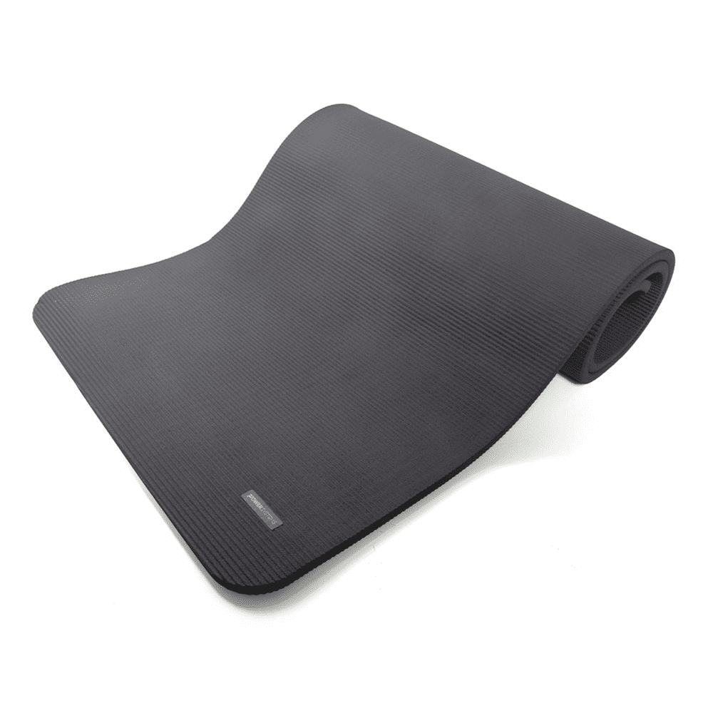 Power Systems Premium Club Mat 72" Jet Black – Thick Foam Exercise ...