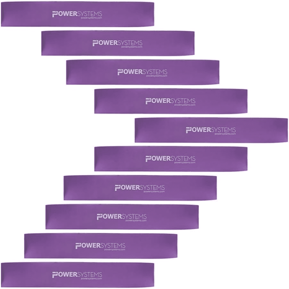 Power Systems Versa Loops Extra Heavy 10 Pack, Purple, Resistance Bands ...