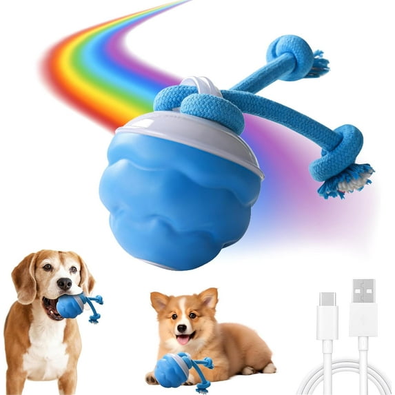 Power Tail 2.0 Dog Toy, 2025 Upgrade Smart Jumping Ball for Dogs, Chew ...