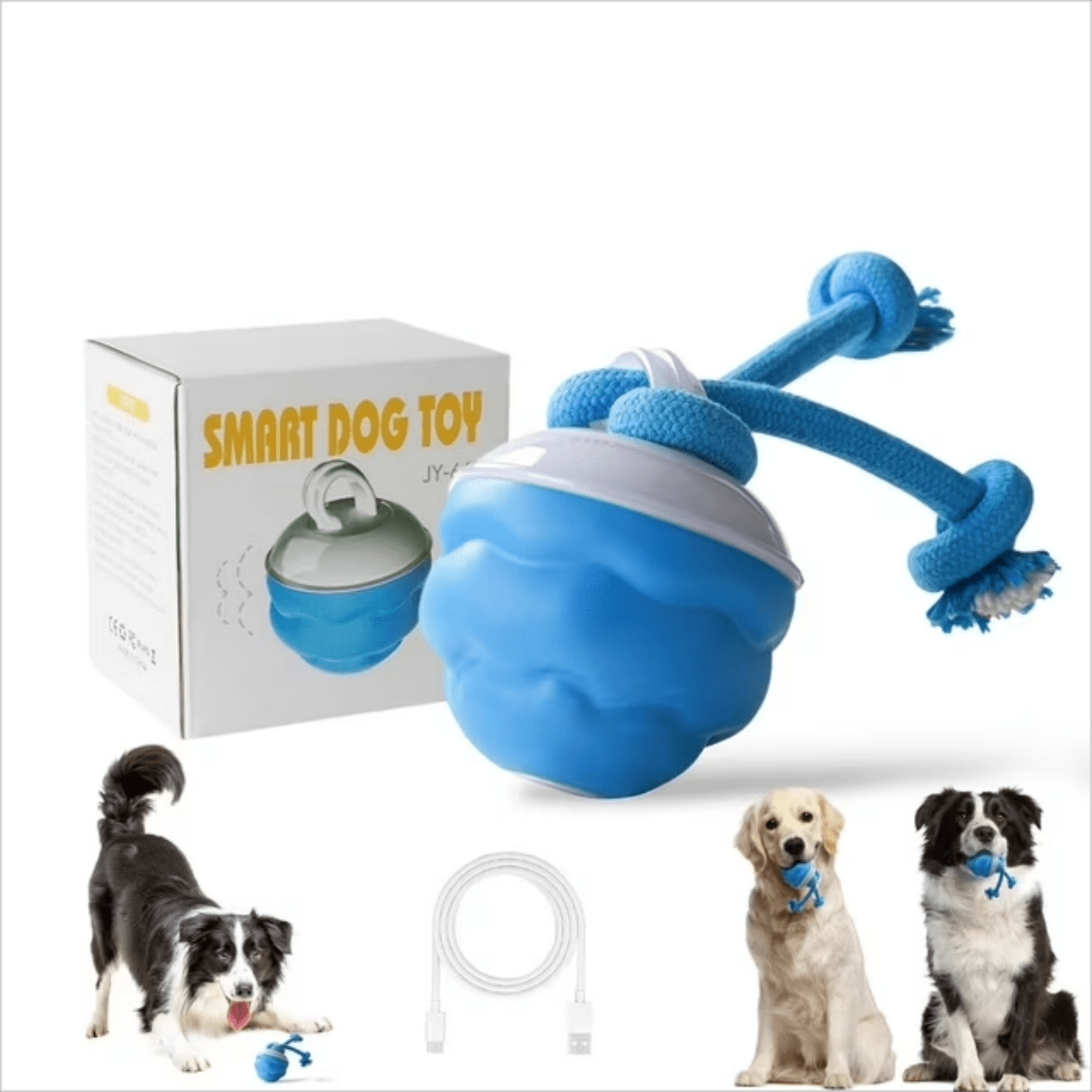 Power Tail 2.0 Dog Toy, Interactive Dog Ball, Jumping Ball Toy, for ...