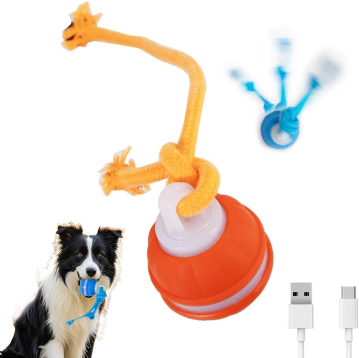 Power Tail 2.0 Dog Toy, Interactive Dog Toys with Motion Activated ...