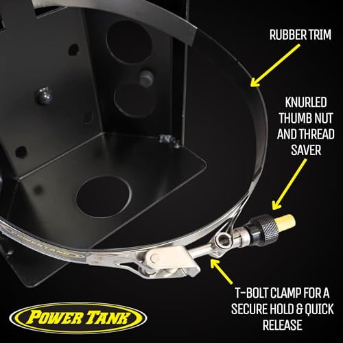 Power Tank - 5 lb LP Bottle Propane Tank Holder 8 Inch Cylinder ...