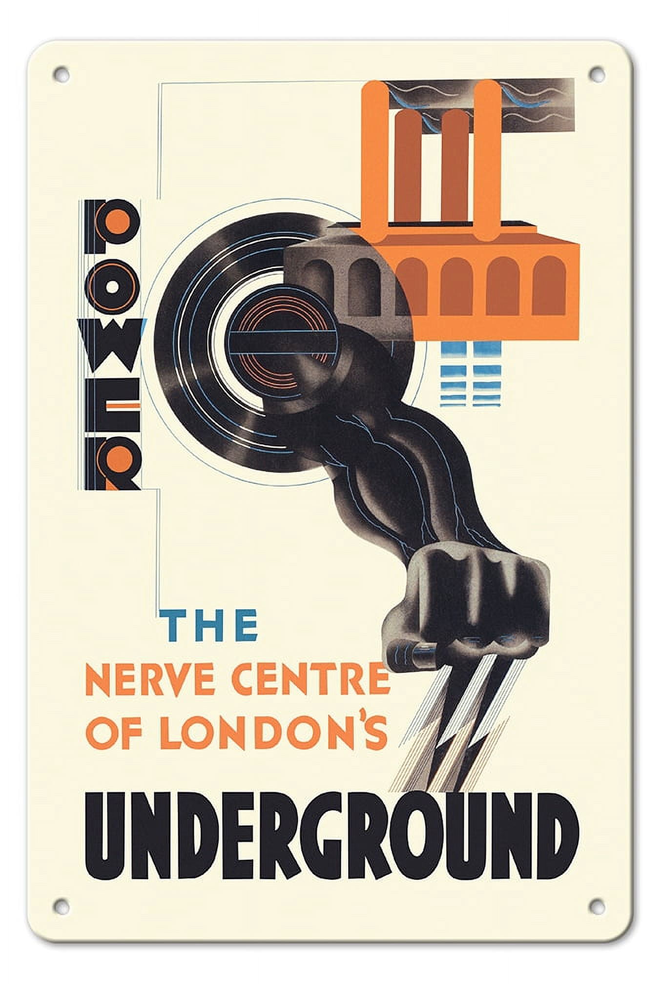 Power- The Nerve Centre of London’s Underground - Vintage Advertising ...