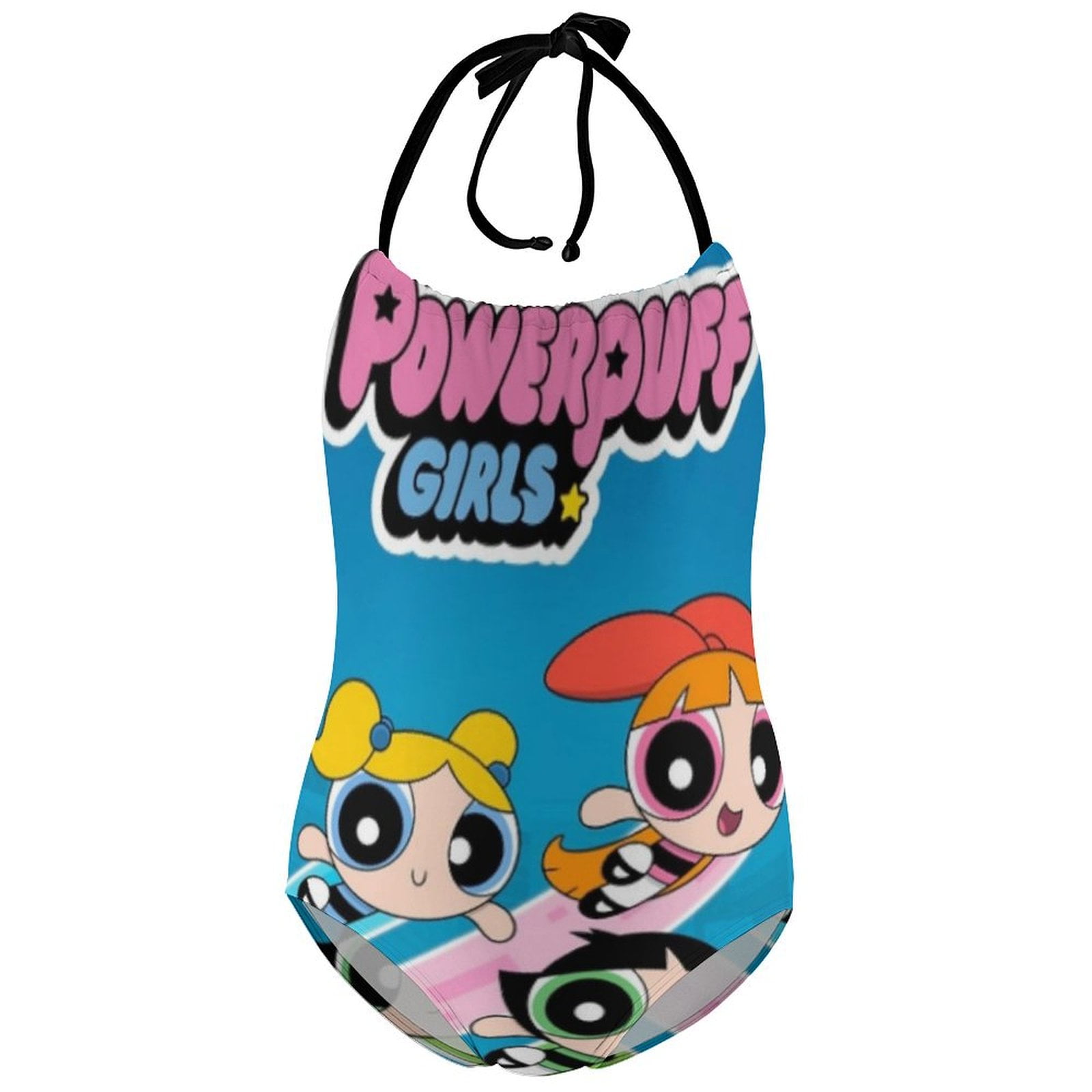 Power The Powerpuff Girls Girls One-piece Swimsuit Summer Kid's Beach ...