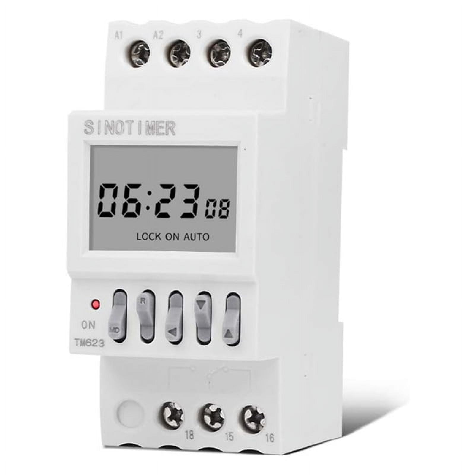 Power Time Control Switch Countdown Smart Switch Timer 16 on 16 Rail ...
