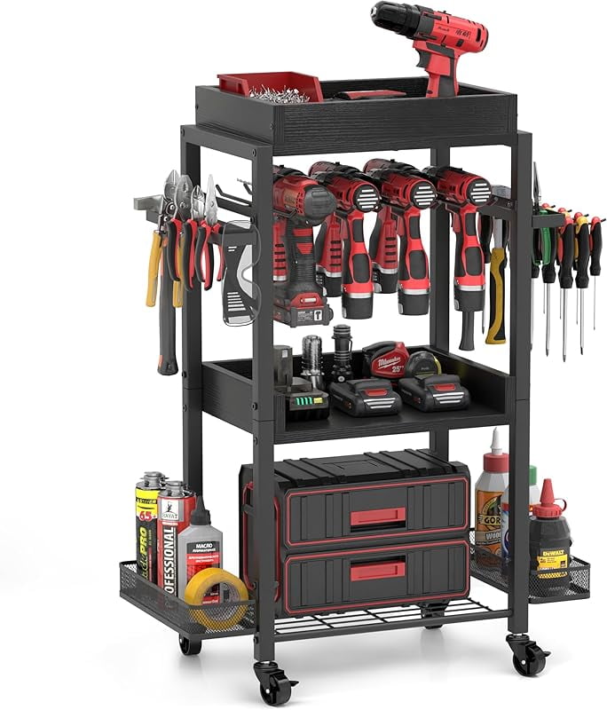 Power Tool Organizer Garage Storage Organization Shelving Tool Holder ...