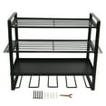 Power Tool Organizer Heavy Duty Rugged 4 Layer Power Tool Storage Rack