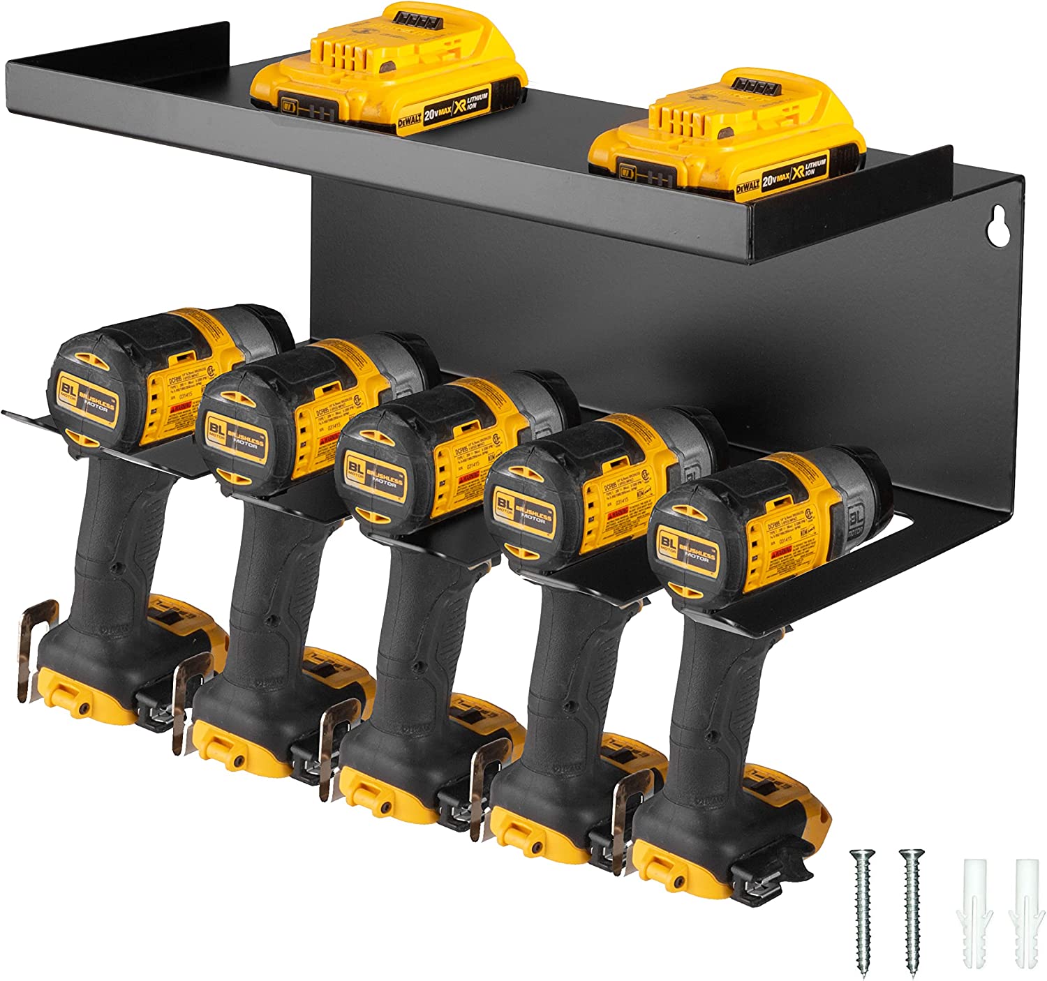 Power Tool Organizer for Shop & Garage - Heavy Duty Wall Mounted Rack ...
