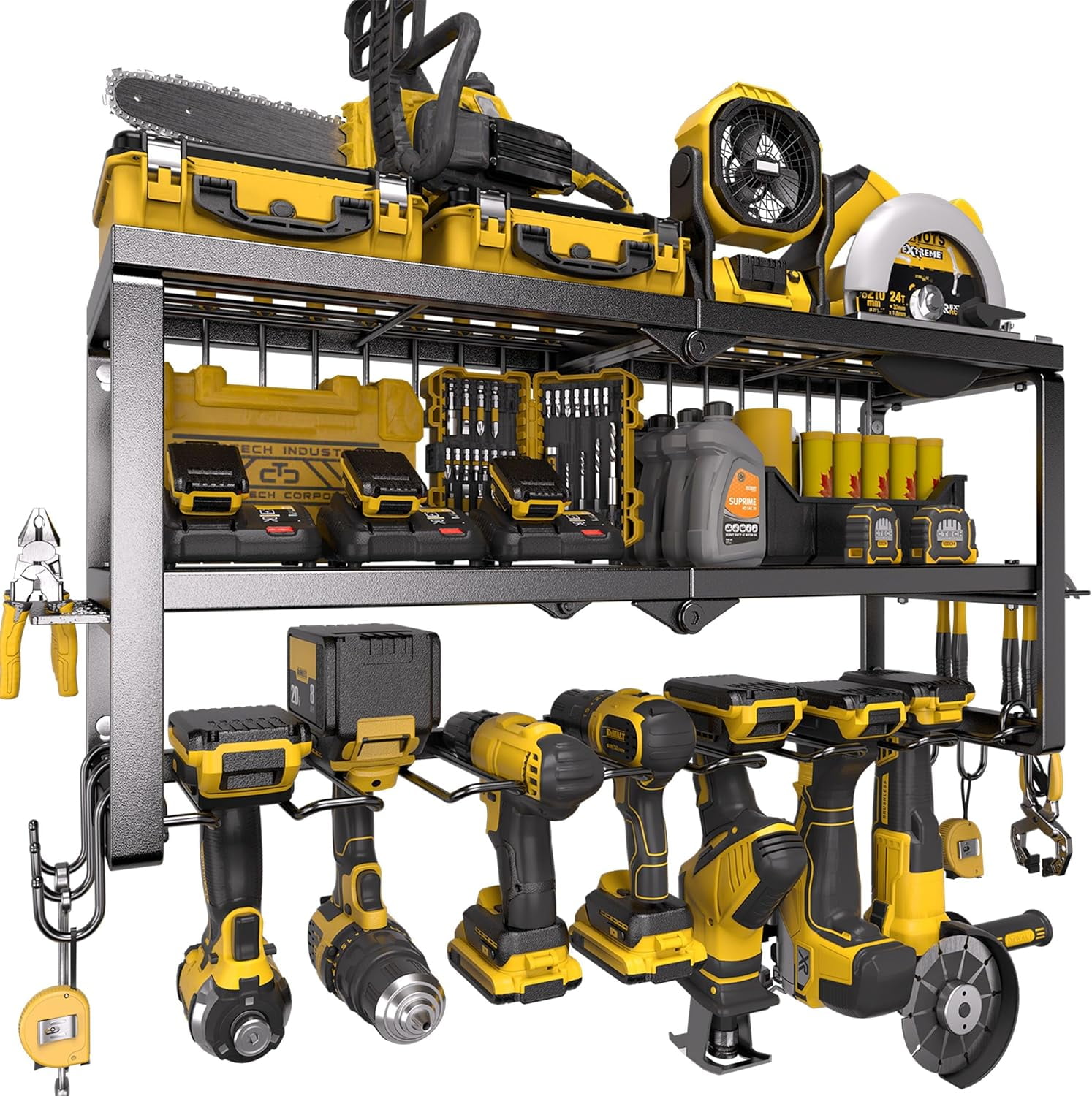 Power Tool Organizer for Tool Stora, Drill Holder Wall Mount with ...
