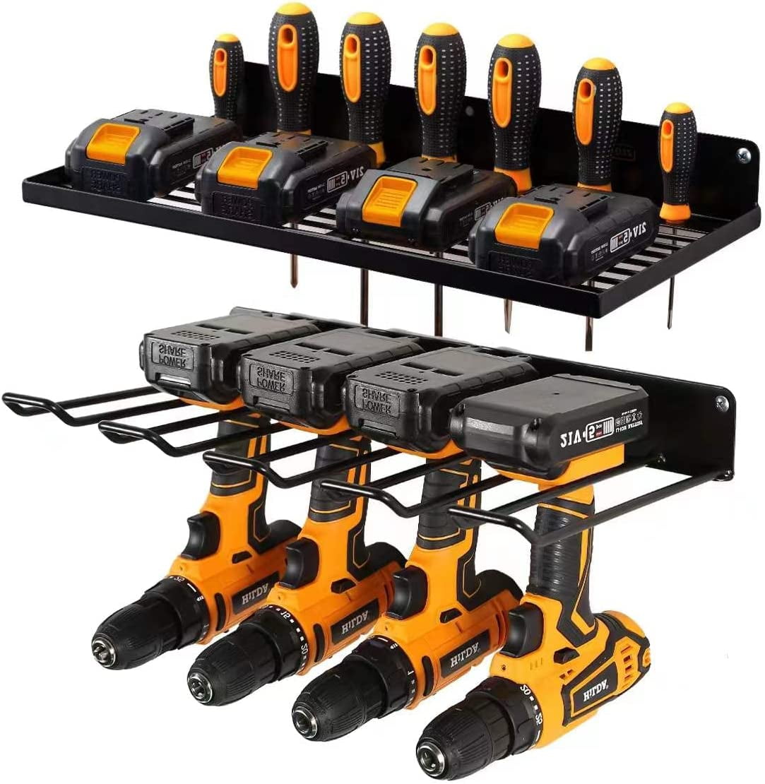 Power Tool Organizer Wall Mount with Charging Station – Heavy Duty ...