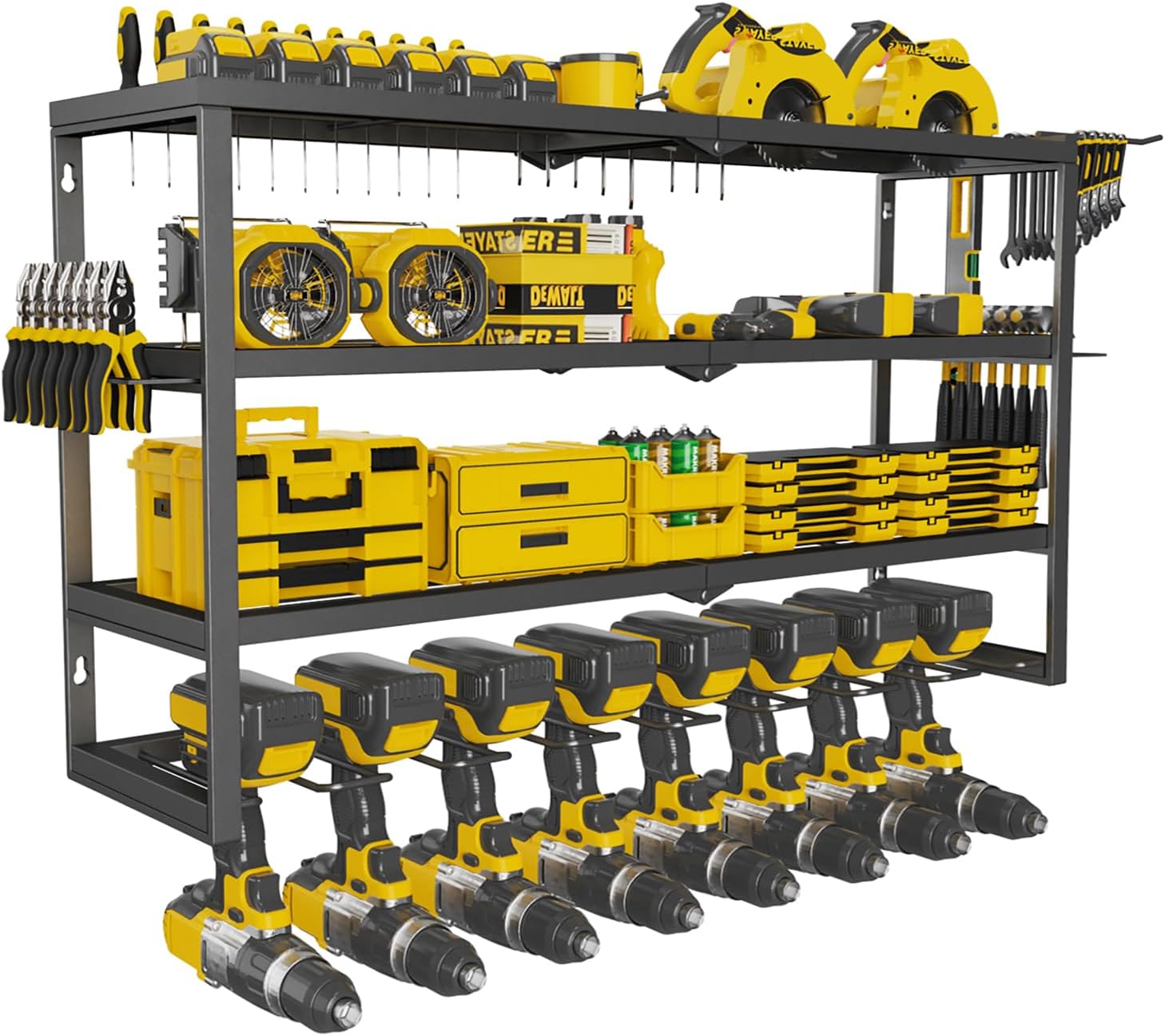 Power Tool Organizer Wall Mount,Drill Holders Wall Mount,Tool ...