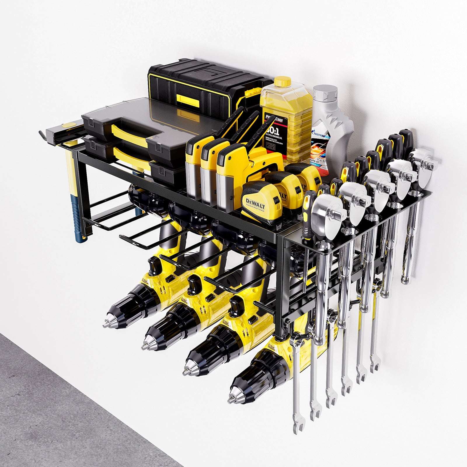 Power Tool Organizer Wall Mount, Heavy Duty Garage Tool Organizers And ...