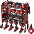 Power Tool Organizer Wall Mount with Charging Station, Heavy Duty Drill ...