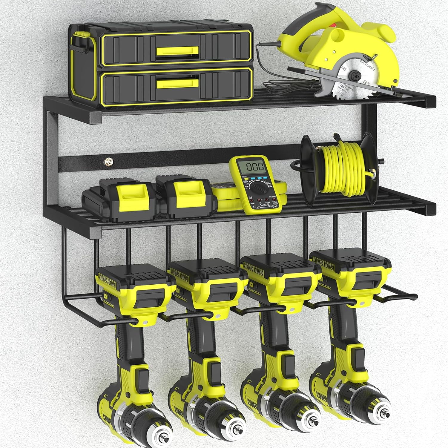 Power Tool Organizer Wall Mounted, Tool Organizers and Storage Rack for ...