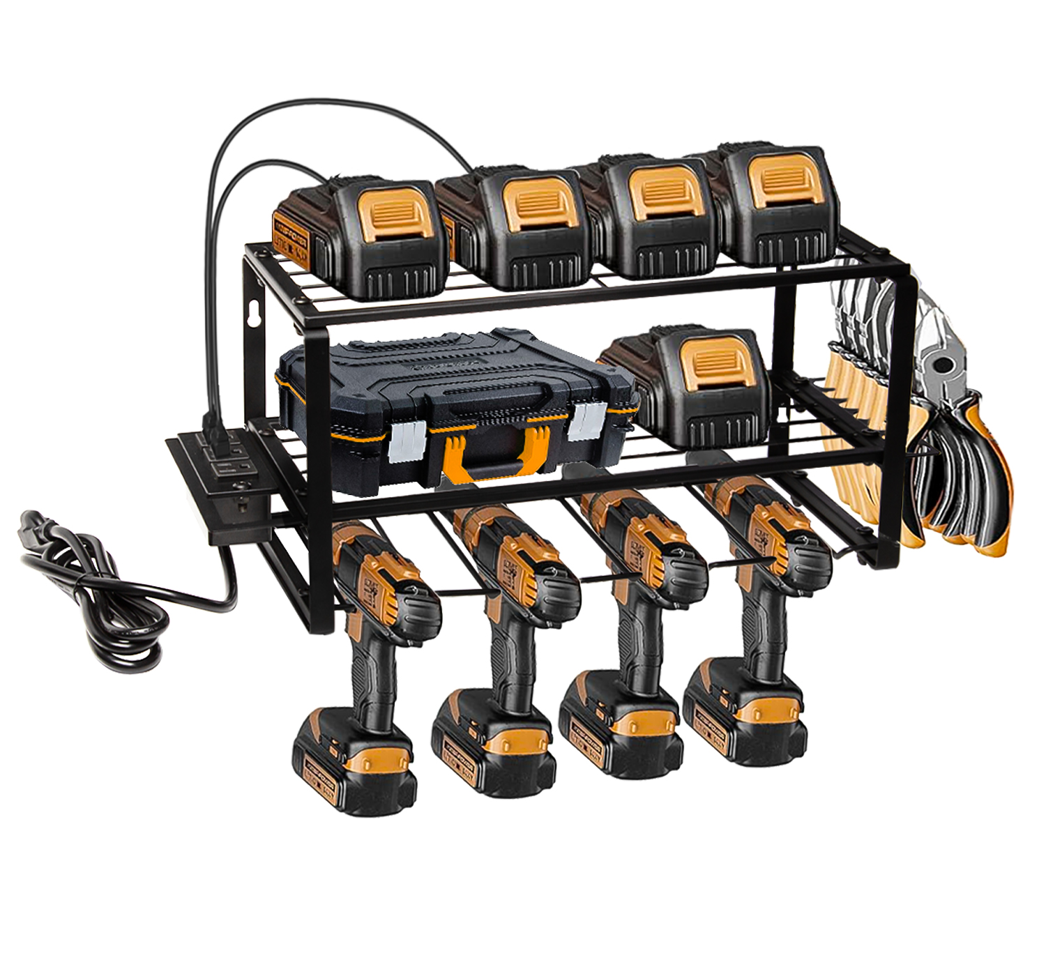 HART 175-Piece Rotary Tool Accessory Set with Protective Storage Case ...