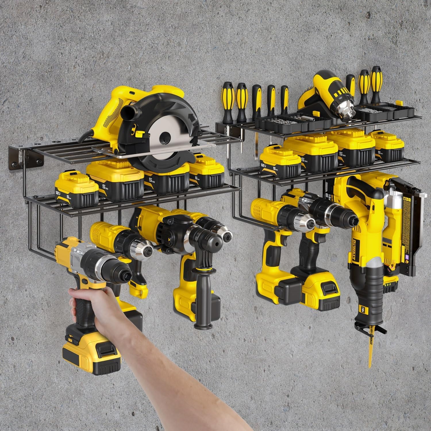 Power-Tool Organizers and Storage – Store 110 Lbs. of Tools Between 2 ...
