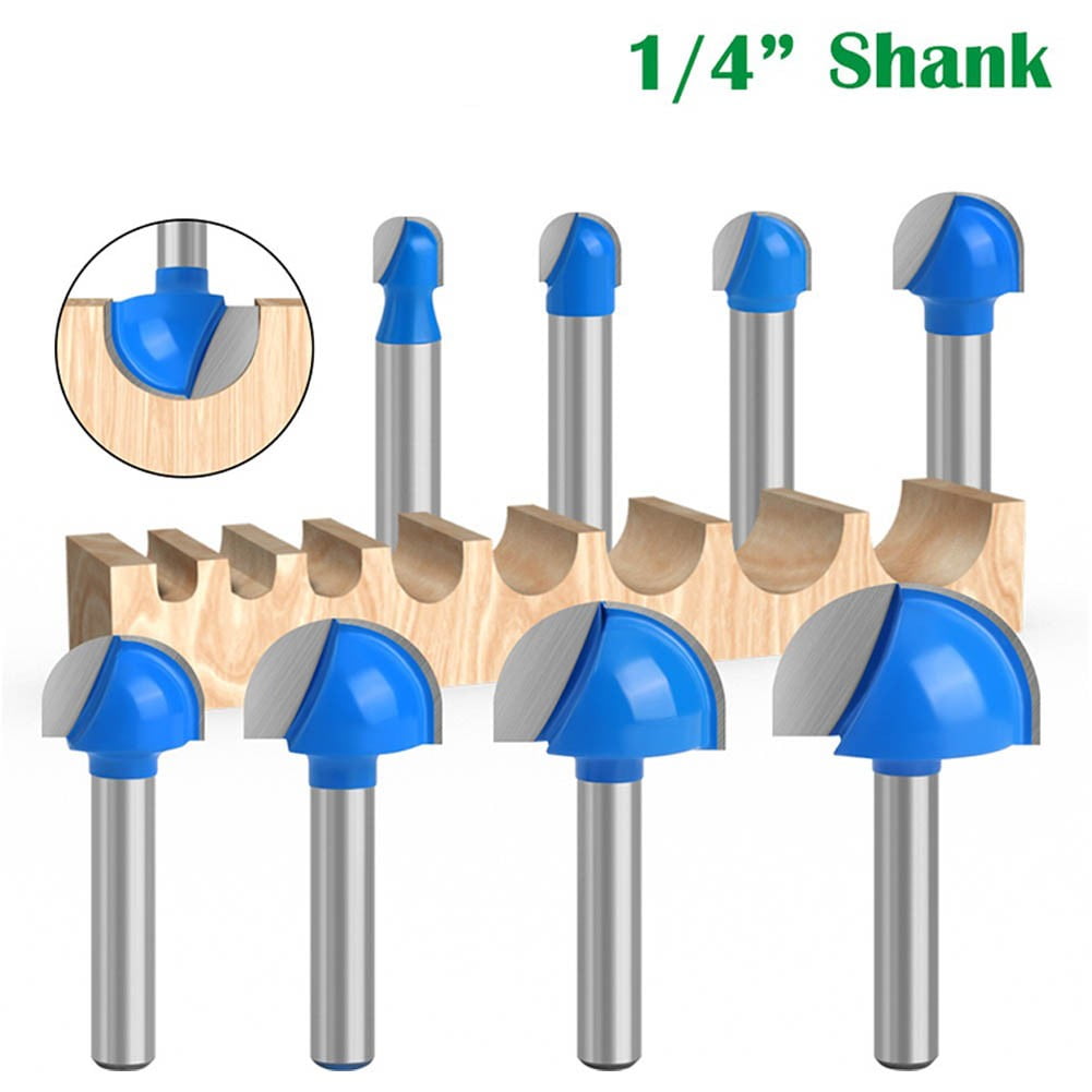 Power Tool Router Bit 1/4Inch 6.35Mm Shank Carbide Woodworking Core Box ...