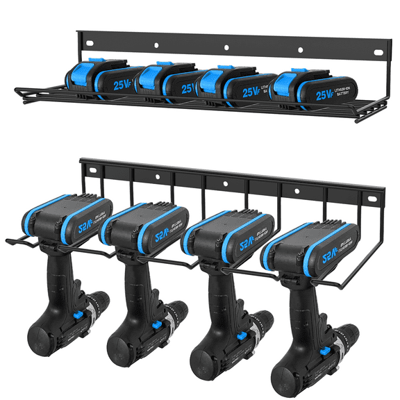Cordless Drill Storage Rack