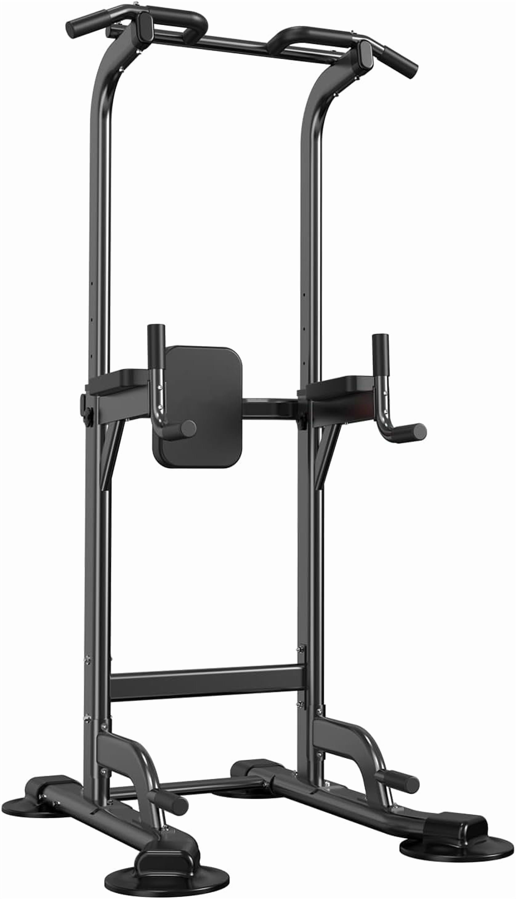 Power Tower Adjustable Height Pull Up & Dip Station Multi-Function Home ...