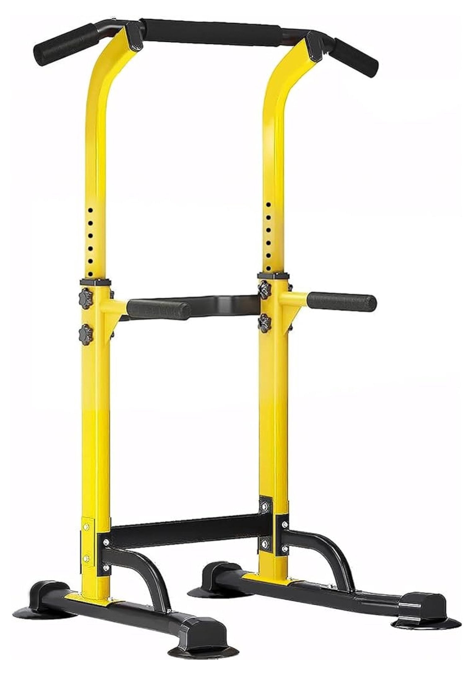 Power Tower Dip Station Pull Up Bar for Home Gym Adjustable Height ...