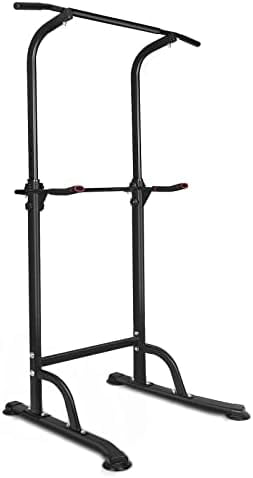 Power Tower Pull Up Bar Station, Free Standing Pull Up Rack Dip Station ...
