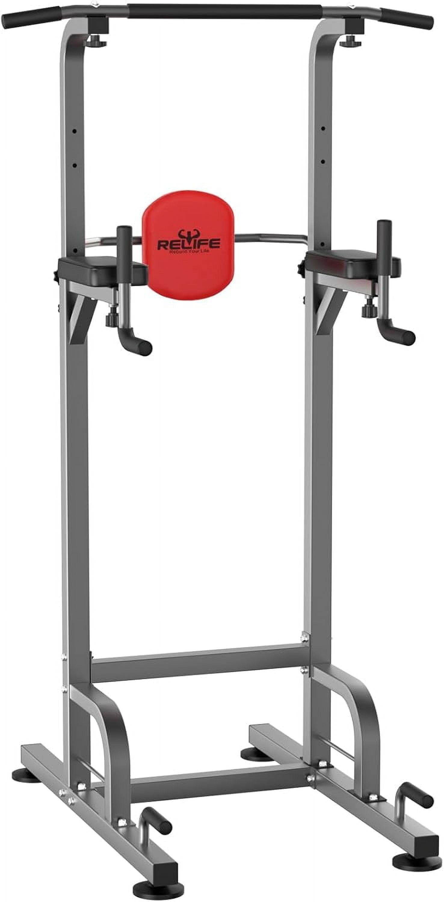 Power Tower Pull Up Bar Station Workout Dip Station for Home Gym ...