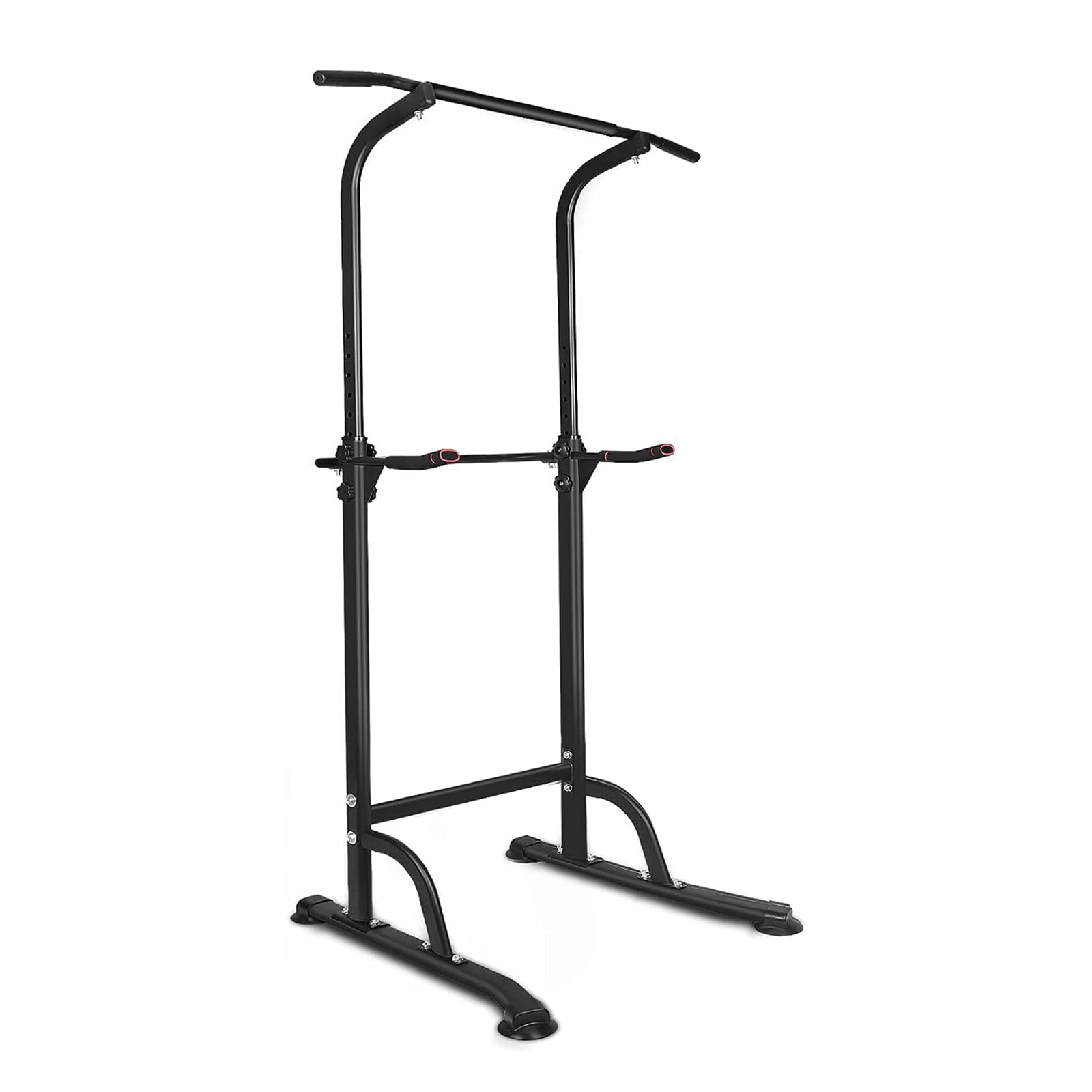 Power Tower Workout Dip Station Pull Up Bar, Height Adjustable Multi ...