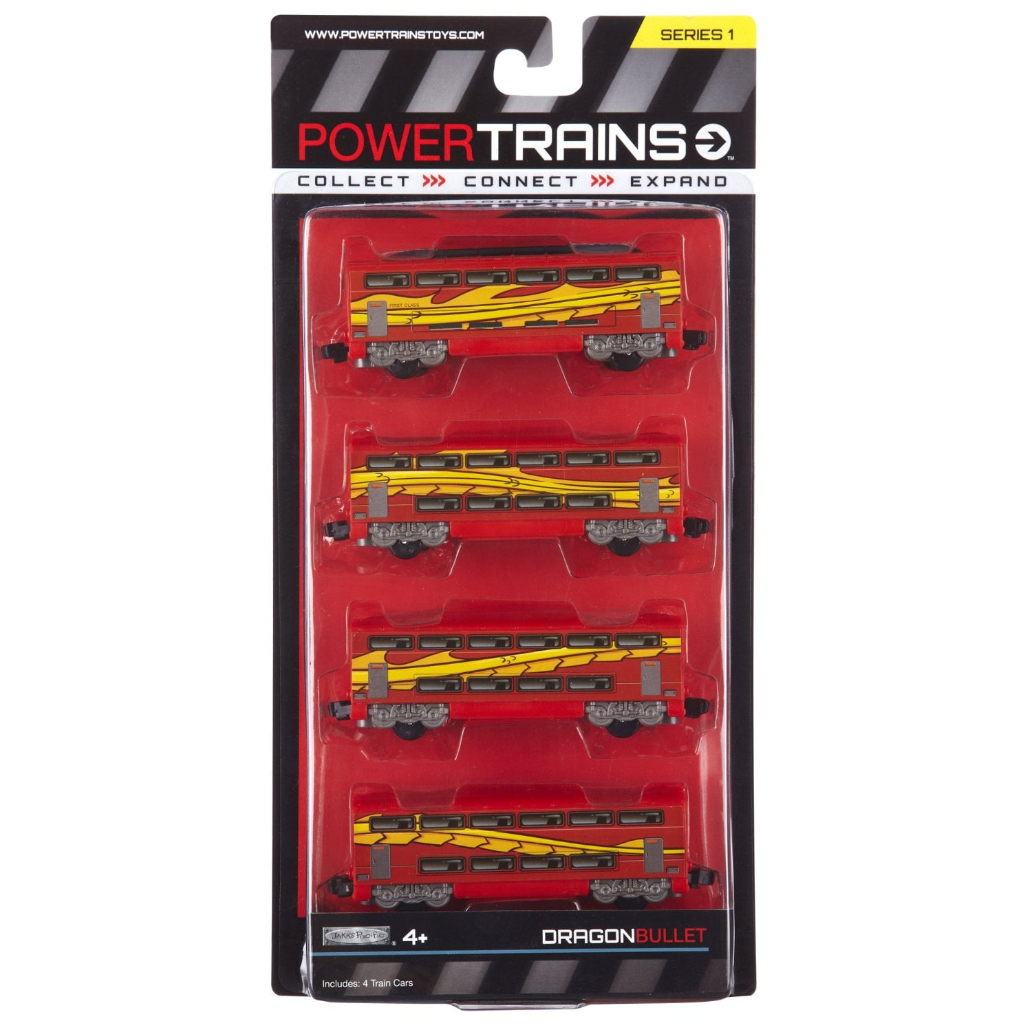 Power Train 4 Car Pack - Dragon Bullet - Walmart.com