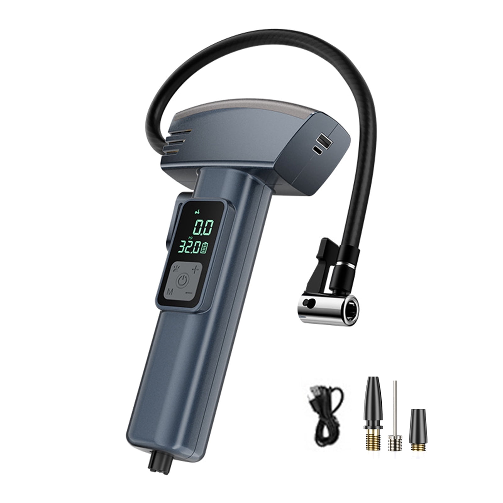 Power Tyre Inflator Air Compressor Handheld Electric Digital Tire ...