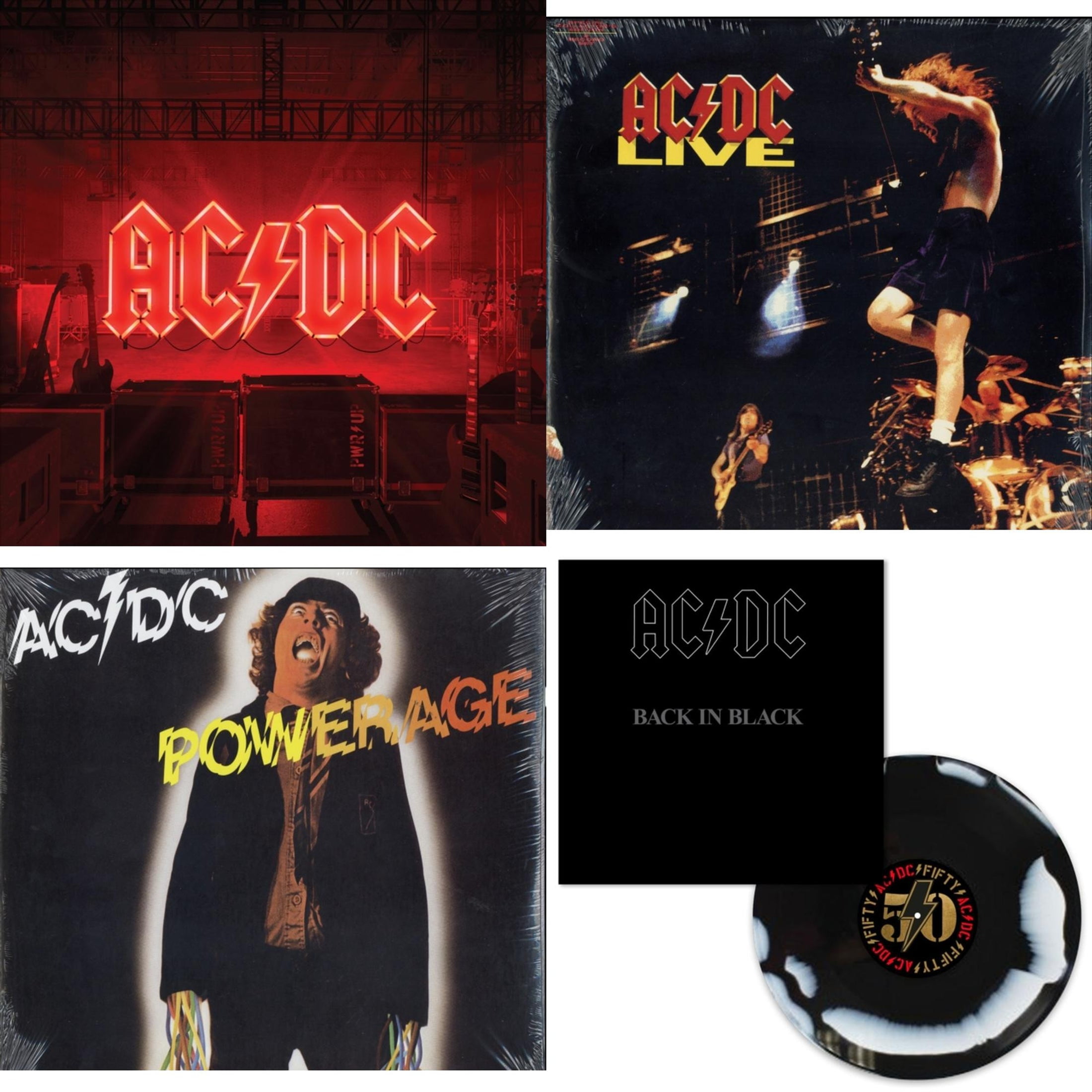 Power Up (180G/Gatefold Jacket/Inner Sleeve) & Live (2LP/180G ...