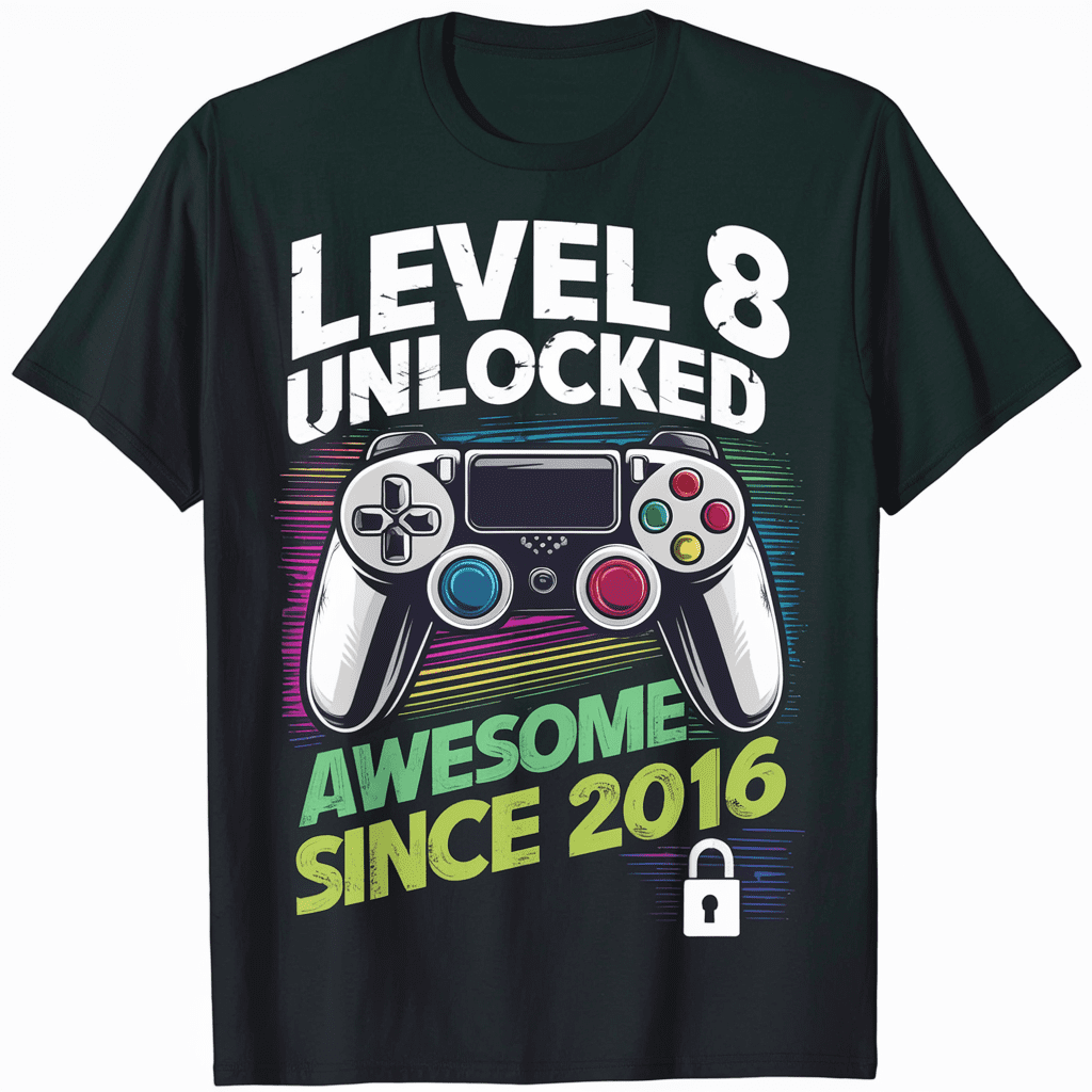 Power Up Birthday Boy Level Up Tee - Walmart.com