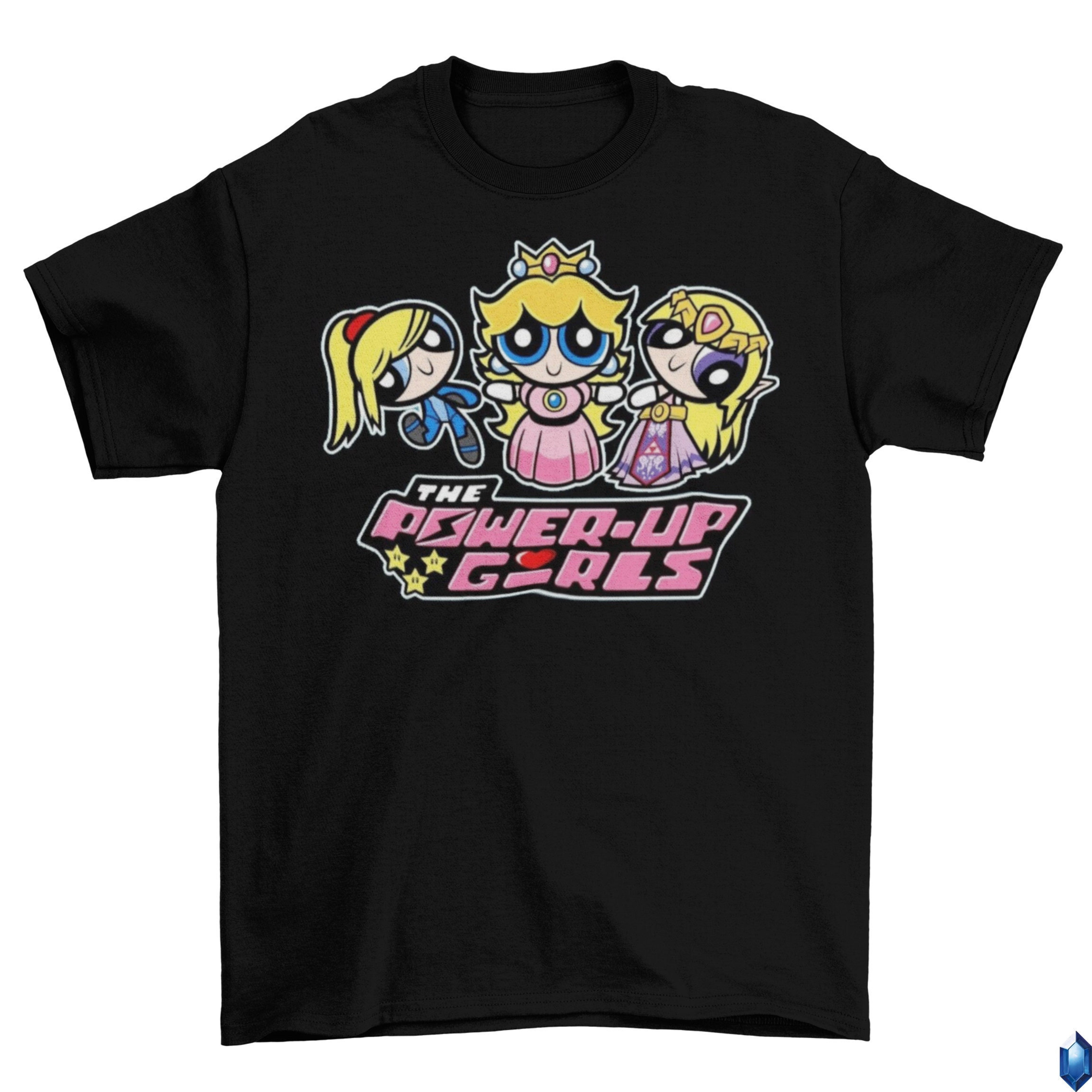 Power Up Girls Princess Peach Samus Zelda T-Shirt Unisex Cotton Sizes ...