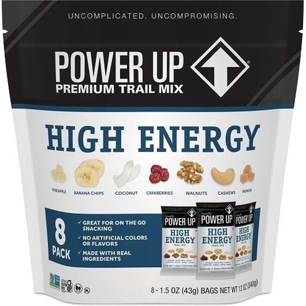 Power Up Trail Mix High Energy Multipack, 8 Count, Gluten Free, Vegan ...