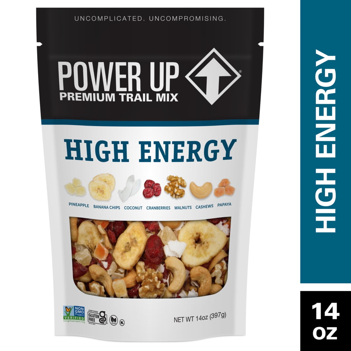 Power Up High Energy Blend Trail Mix, 14 oz, Gluten Free, Vegan, Non ...
