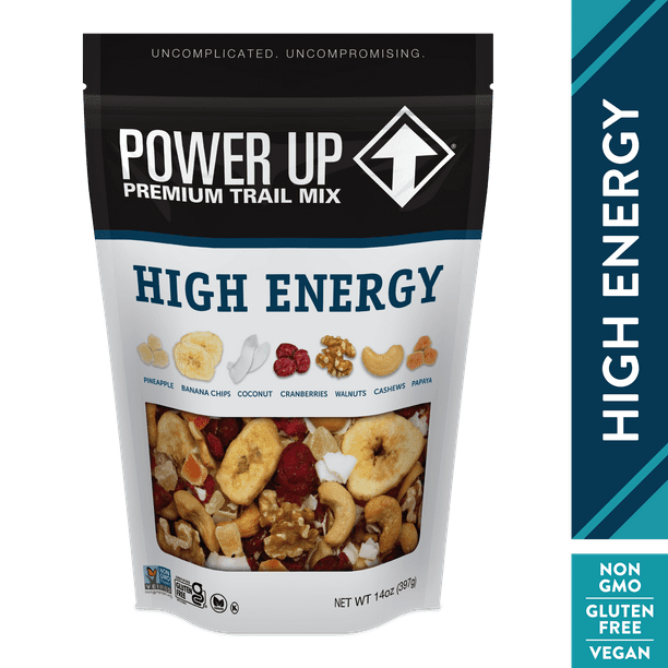 Power Up High Energy Trail Mix 14oz, Gluten-Free, Vegan, Non-GMO ...
