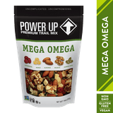Power Up Mega Omega Trail Mix 14oz, Gluten Free, Vegan, Non-GMO ...