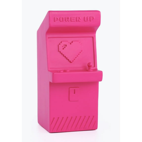Power Up Pen Pot Retro Arcade Machine in Hot Pink | Pen Holder ...