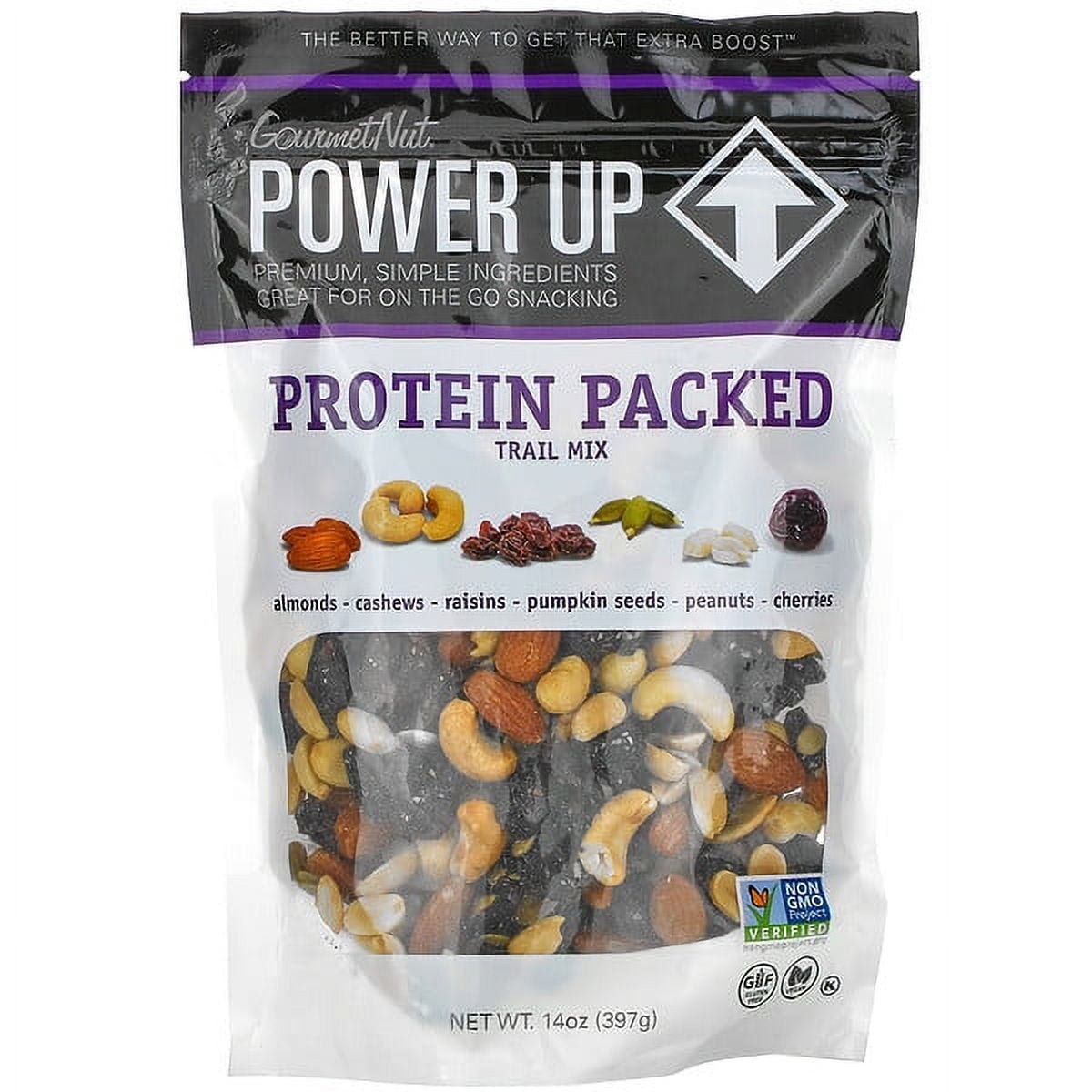 Power Up, Protein Packed Trail Mix, 14 oz (397 g) Pack of 3 - Walmart.com