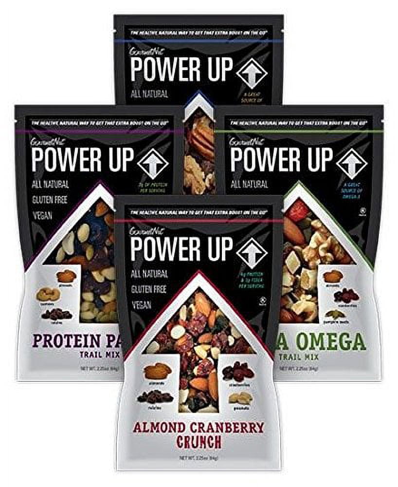 Power Up Trail Mix RE32Variety Pack 8 individual snack bags Protein ...