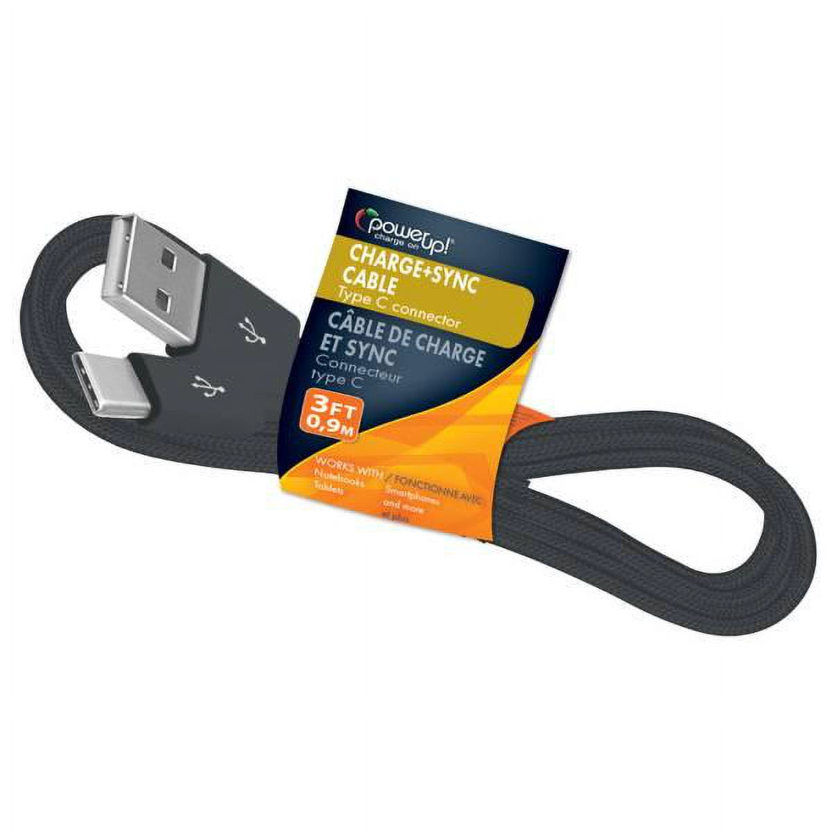 Power Up Type C Braided USB Cable Assortment - Walmart.com