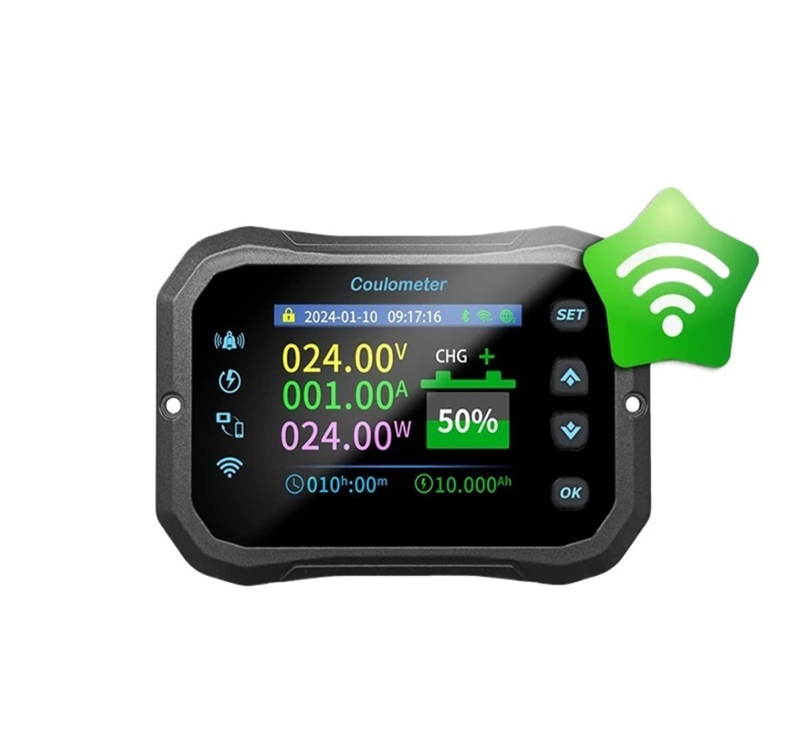 Power Volt-Ammeter Lithium Lead Acid Battery Capacity Indicator RV ...