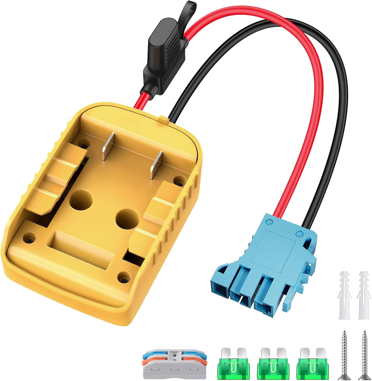 Power Wheel Adapter for Dewalt 20V Battery Converter with Wire Harness ...