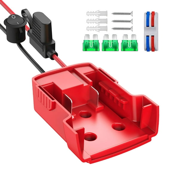 Power Wheel Adapter for 18V Power Wheel Conversion Kits 12AWG Wire ...