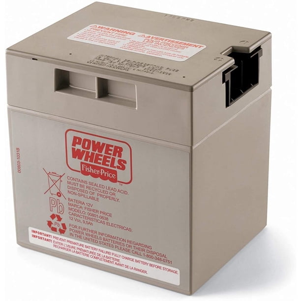 Power Wheels 12-Volt Rechargeable Battery - Walmart Business Supplies