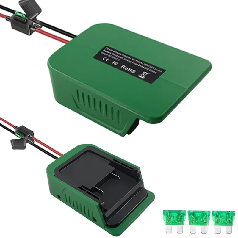Power Wheels Adapter for Hitachi/Hikoki 18V-36V Li-ion Battery Power ...