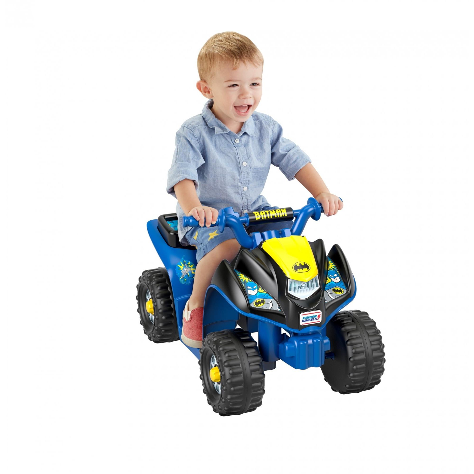 Power Wheels Batman Lil' Quad Ride-On 6-Volt Battery-Powered Ride-On ...